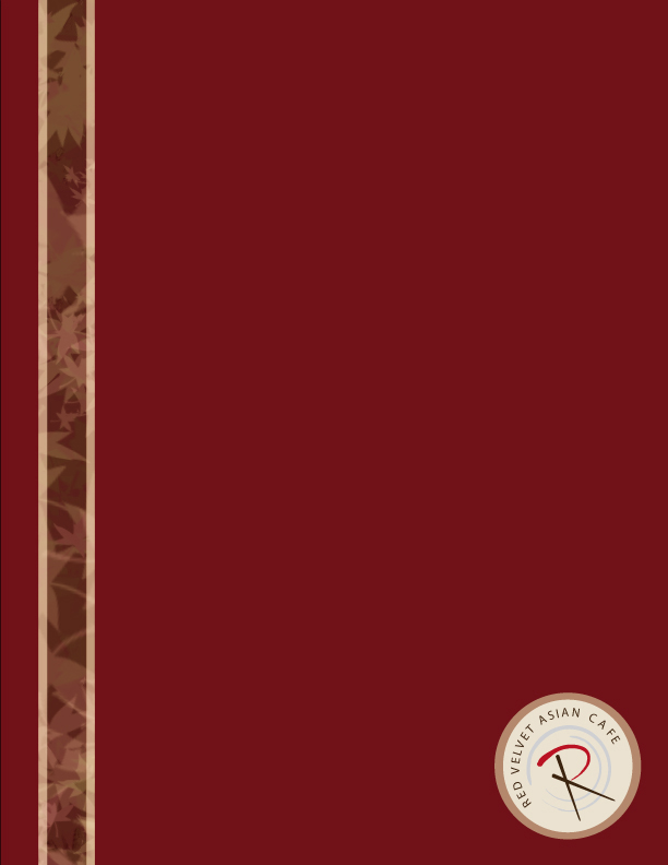 Red Velvet Asian Cafe - Cici Wu - Graphic Design